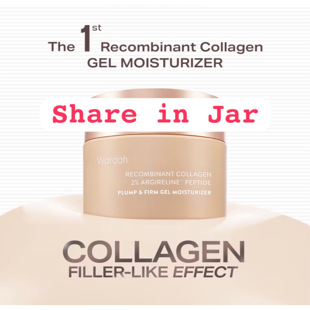 Jual Wardah Plump & Firm Recombinant Collagen + 2% Argireline Peptide Gel Moisturizer SHARE IN ...
