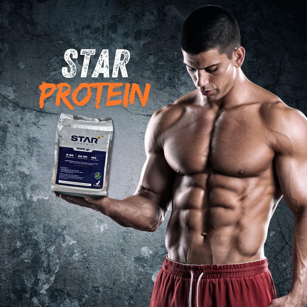 Jual STAR PROTEIN 1000gram Whey Protein Bubuk Kedelai Murni | Shopee ...