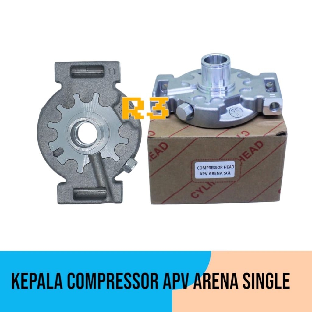Jual kepala kompresor ac mobil apv arena single head silinder leher ...