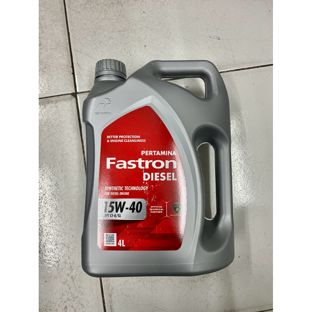 Jual Oli Mesin Pertamina Fastron Diesel 15W 40 Khusus Diesel (4 Liter) | Shopee Indonesia