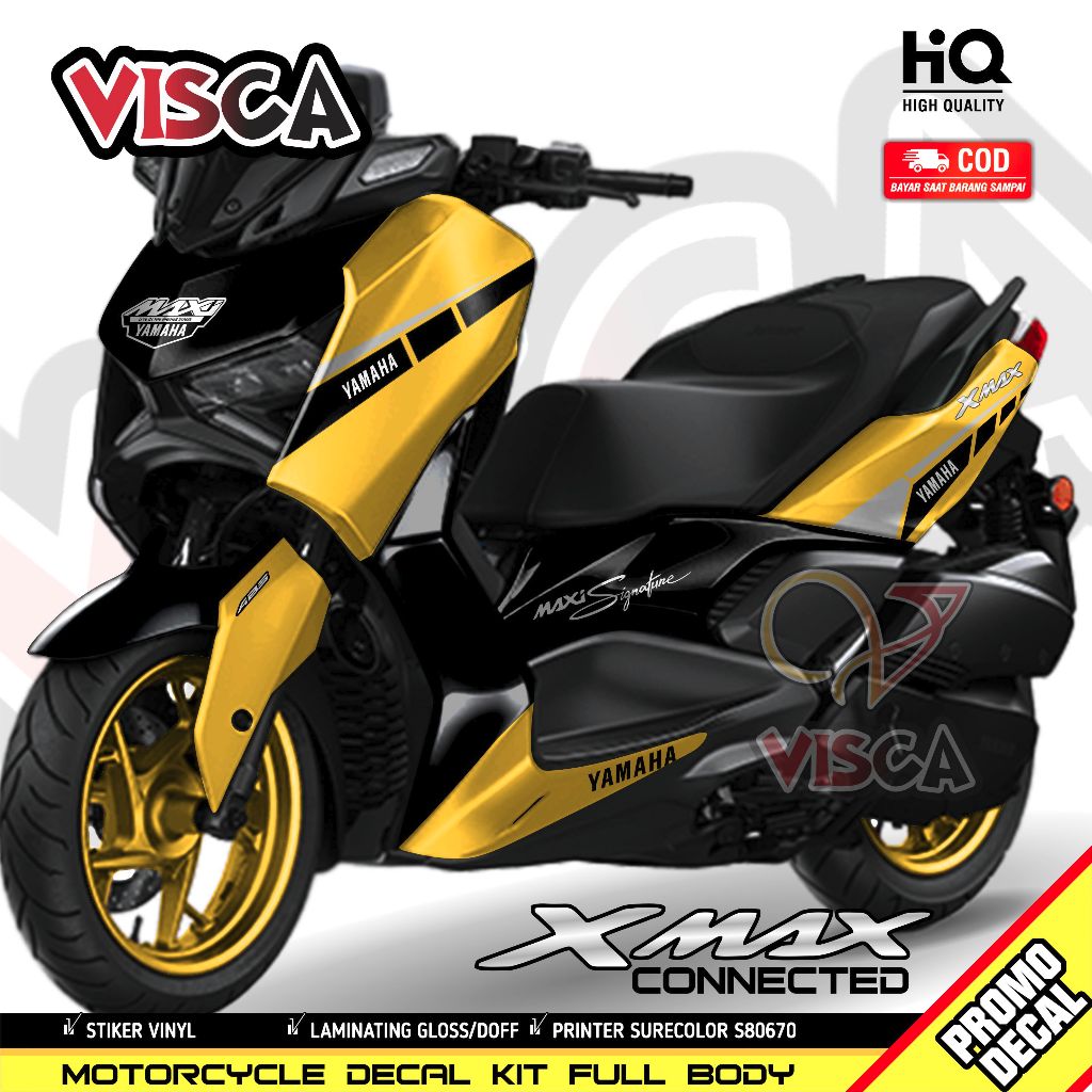 Jual Decal XMAX Connected Full Body Stiker XMAX 250 Variasi Decal ...
