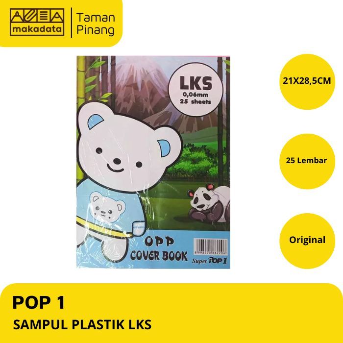 Jual POP 1 SAMPUL PANDA PLASTIK BENING BUKU LKS OPP (1 PACK) | Shopee ...