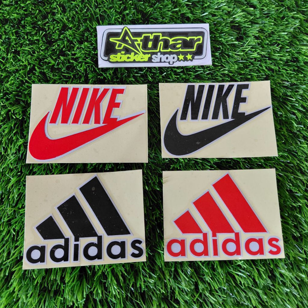 Jual stiker logo Adidas logo Nike sport cutting sticker motor mobil ...