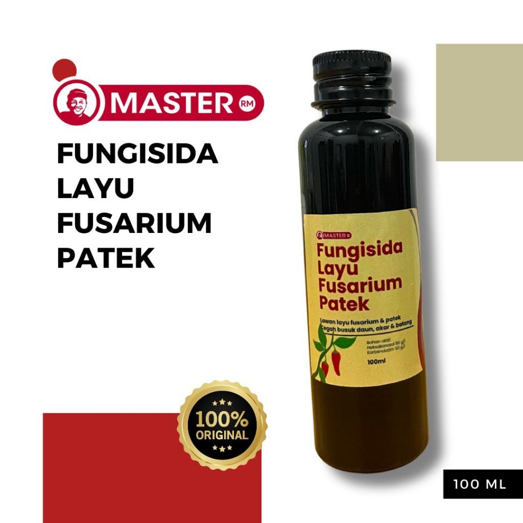 Jual MASTER RM - Fungisida Layu Fusarium Patek - 100ml | Shopee Indonesia
