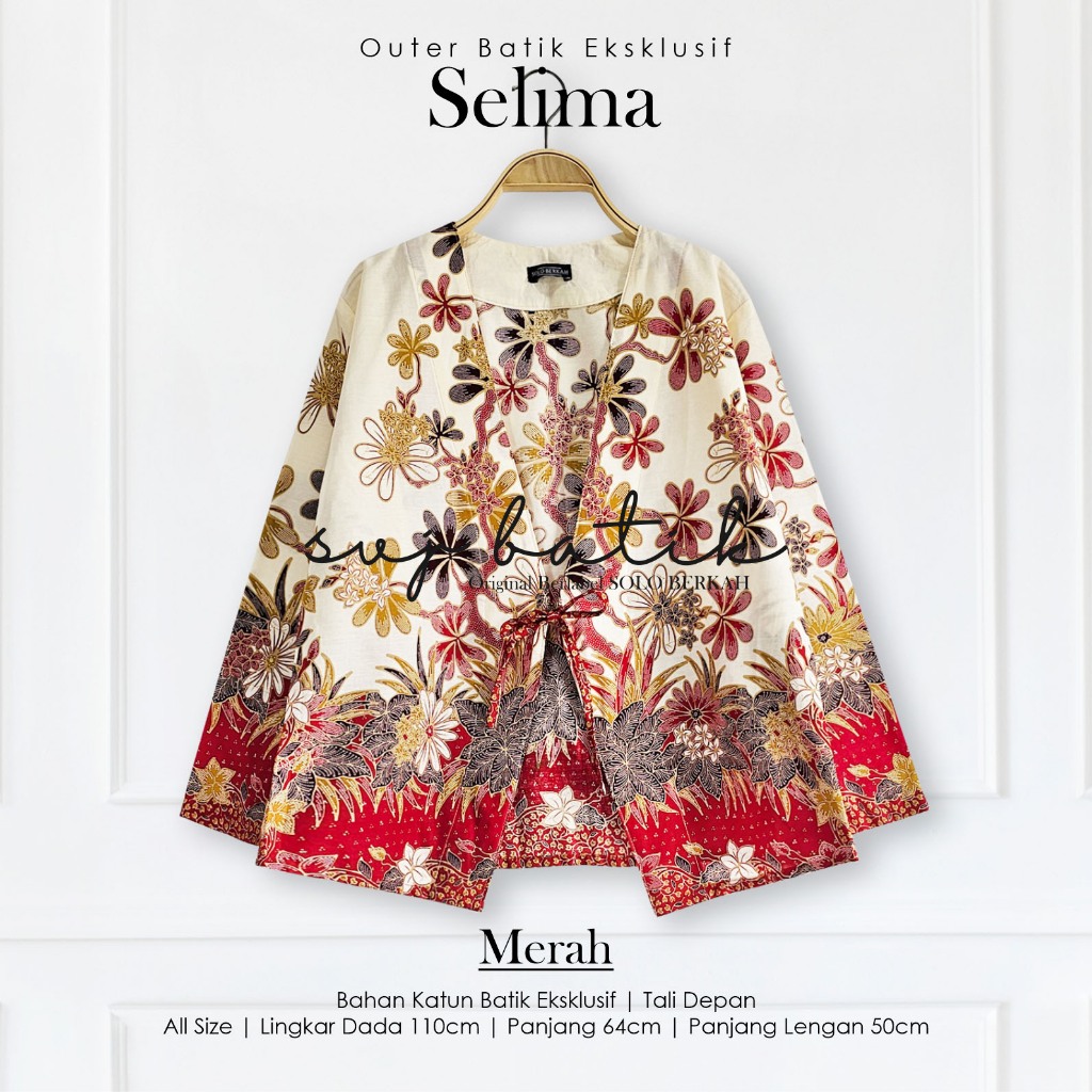 Jual ATASAN BATIK WANITA TERBARU 2025 BAJU BATIK OUTER CARDIGAN KERJA KANTOR KONDANGAN EKSKLUSIF ...
