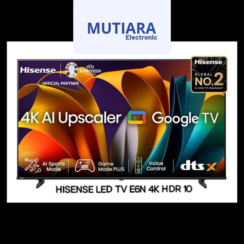 Jual HISENSE 50E6N 4K GOOGLE TV 50 INCH | Shopee Indonesia
