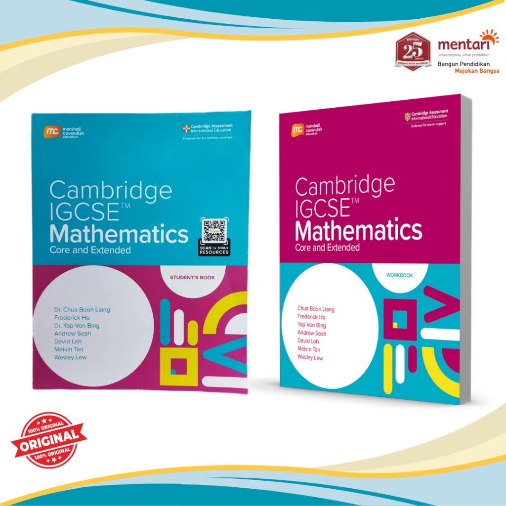 Jual Mentari Bookstore | Marshall Cavendish Cambridge IGCSE™ Mathematics Core & Extended from ...