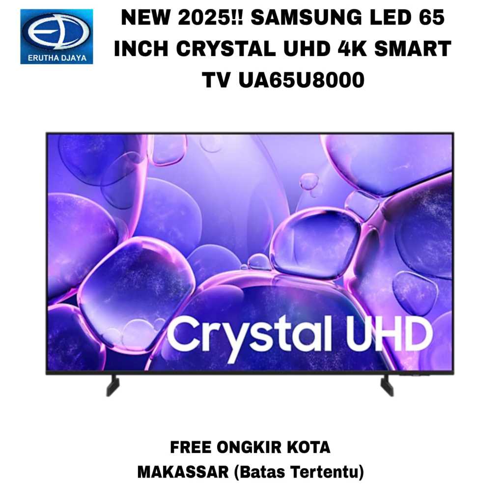 Jual SAMSUNG LED 65 INCH CRYSTAL UHD 4K SMART TV 65U8000 | Shopee Indonesia