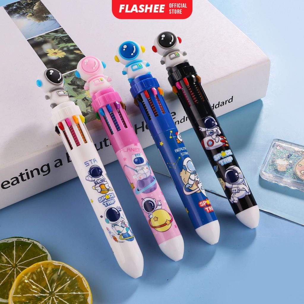 Jual Flashee Bulpen 10 Warna Bermotif Lucu Pulpen Mekanik Karakter ...