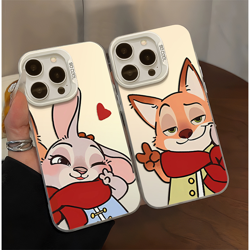 Jual 【ABC】Cute Zootopia Judy&Jack Case Couple All Type Lucu Hardcase ...
