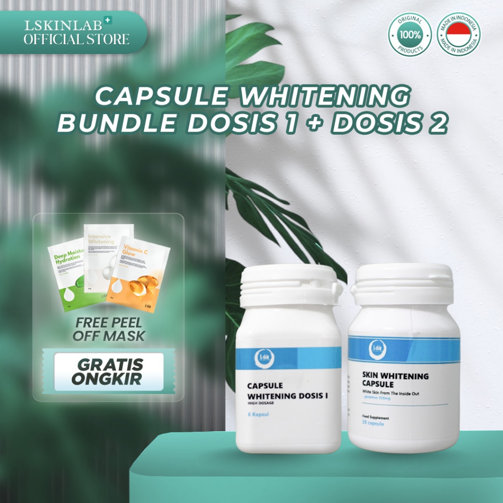 Jual (TERLARIS) Lskin Kapsul Capsule Collagen Body Whitening | kapsul Pencerah Badan | Shopee ...