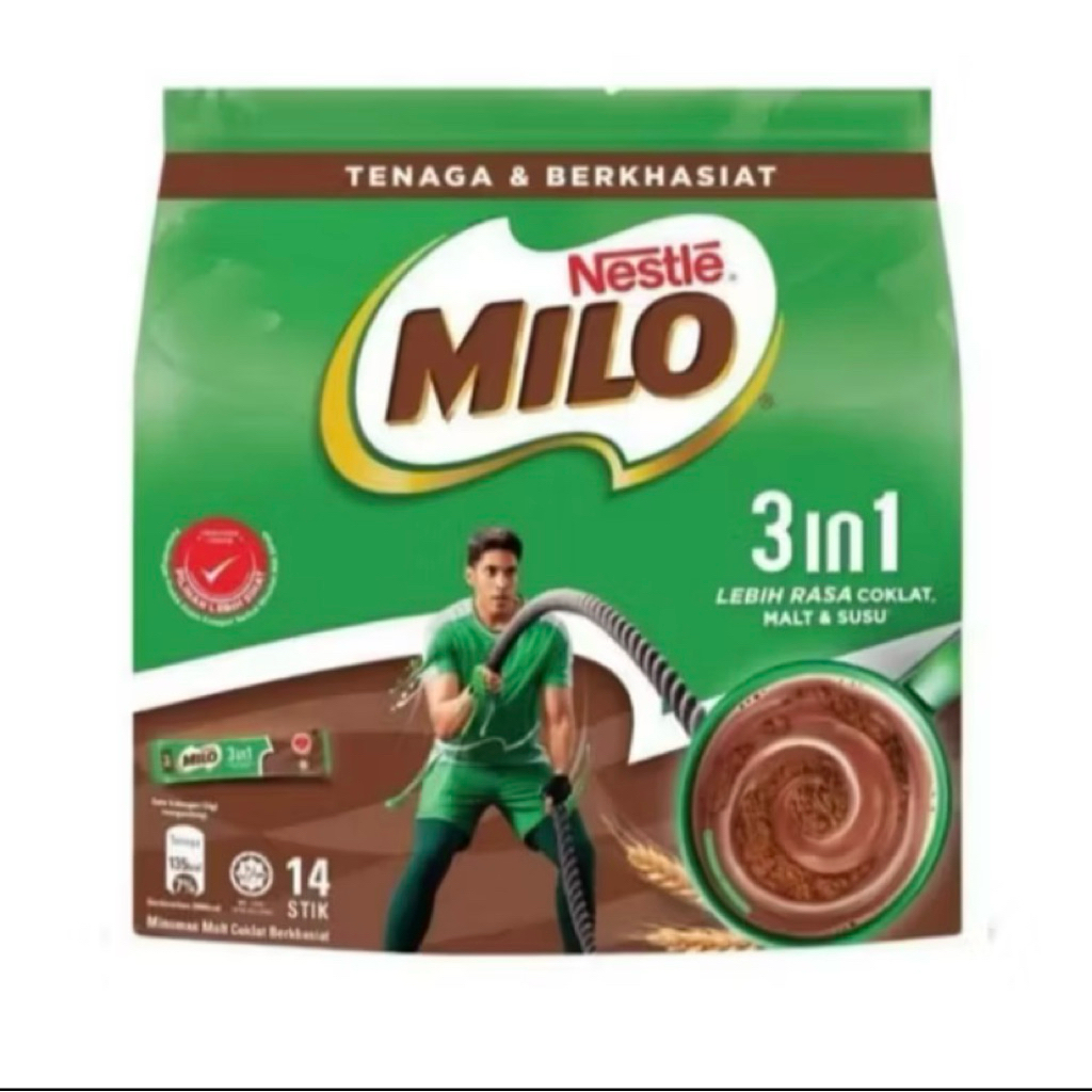Jual Milo Malaysia 3 in 1 sachet & Bubuk 1kg | Susu Malaysia milo ...
