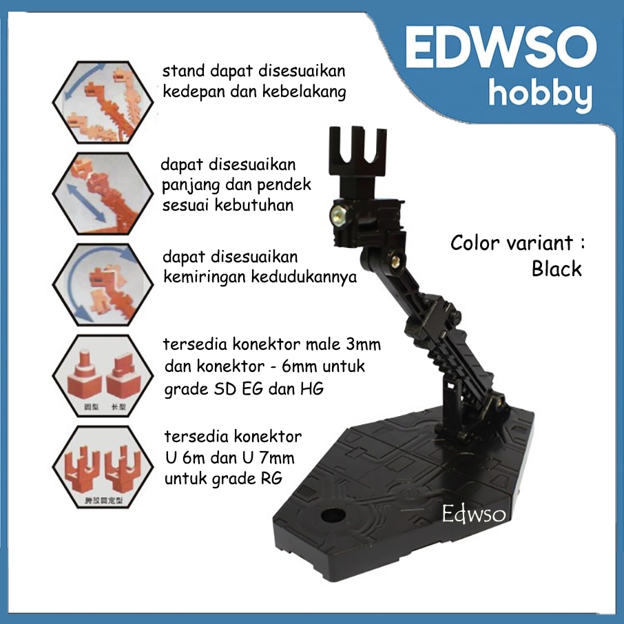 Jual Stand Base Action Figure Gundam SD HG RG 1/144 Alt | Shopee Indonesia