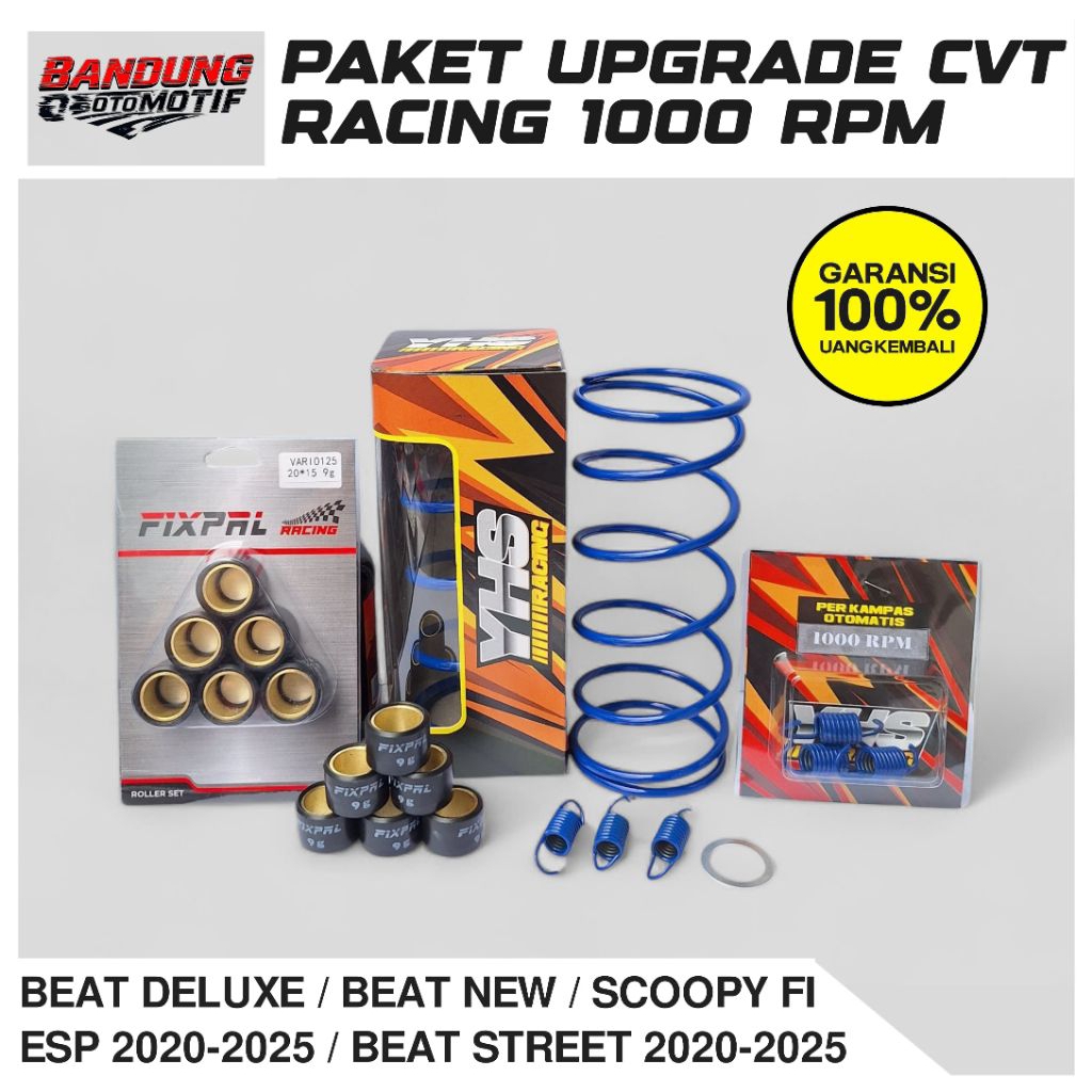 Jual Paketan Kirian Per Cvt 1000 Rpm Full Set Beat Deluxe Beat New Beat ...