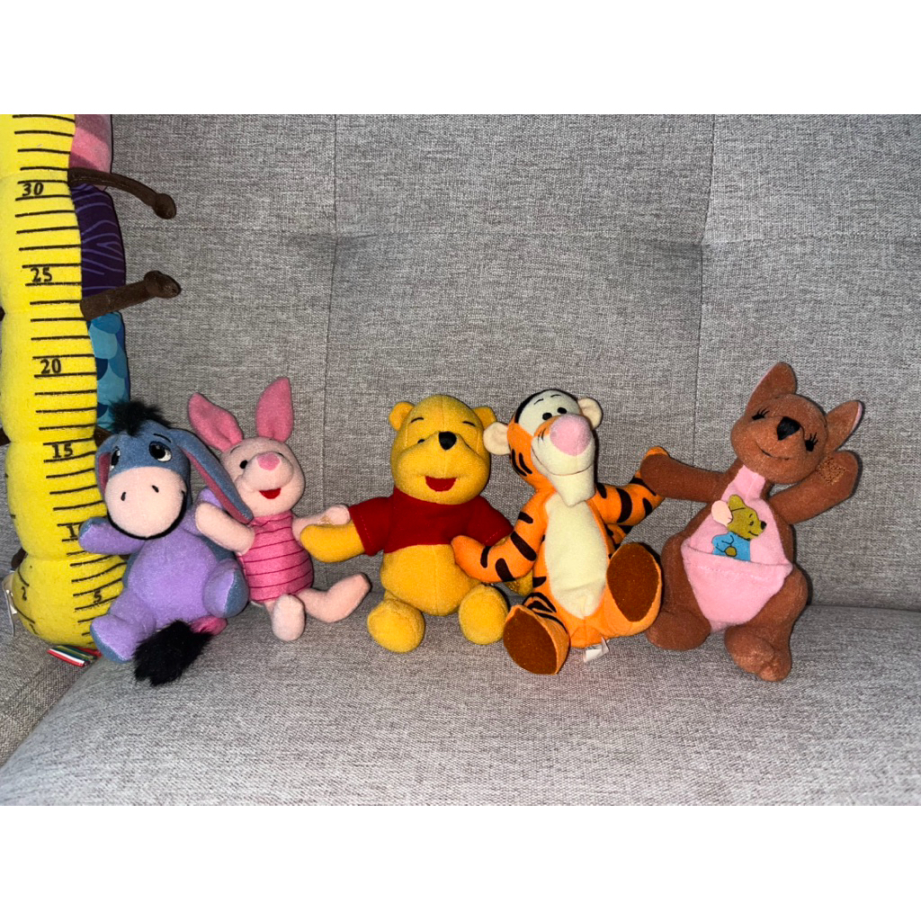 Jual Boneka Winnie the pooh set lengkap pooh tiger eyor piglet roo ...