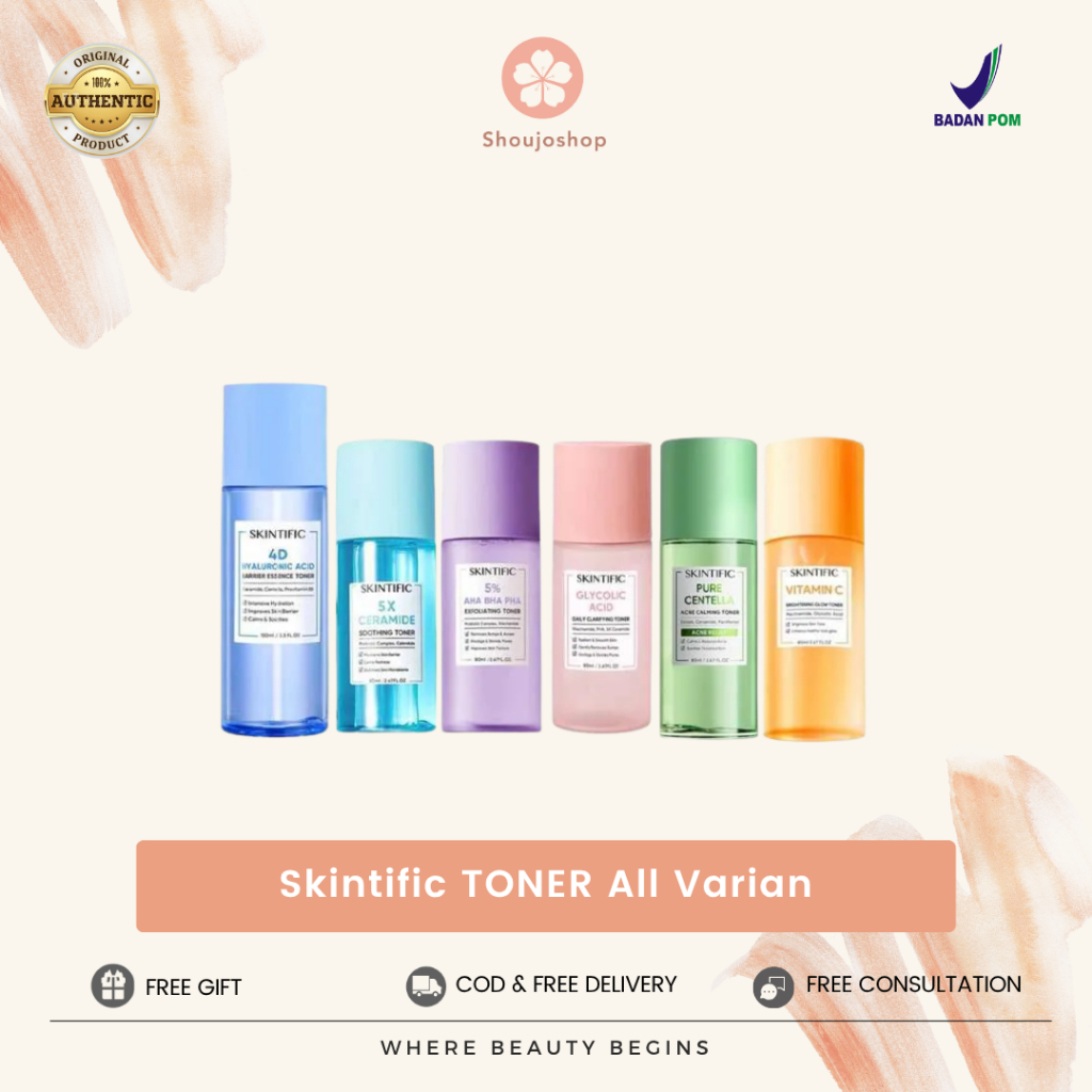 Jual SKINTIFIC TONER ALL SERIES | Shopee Indonesia