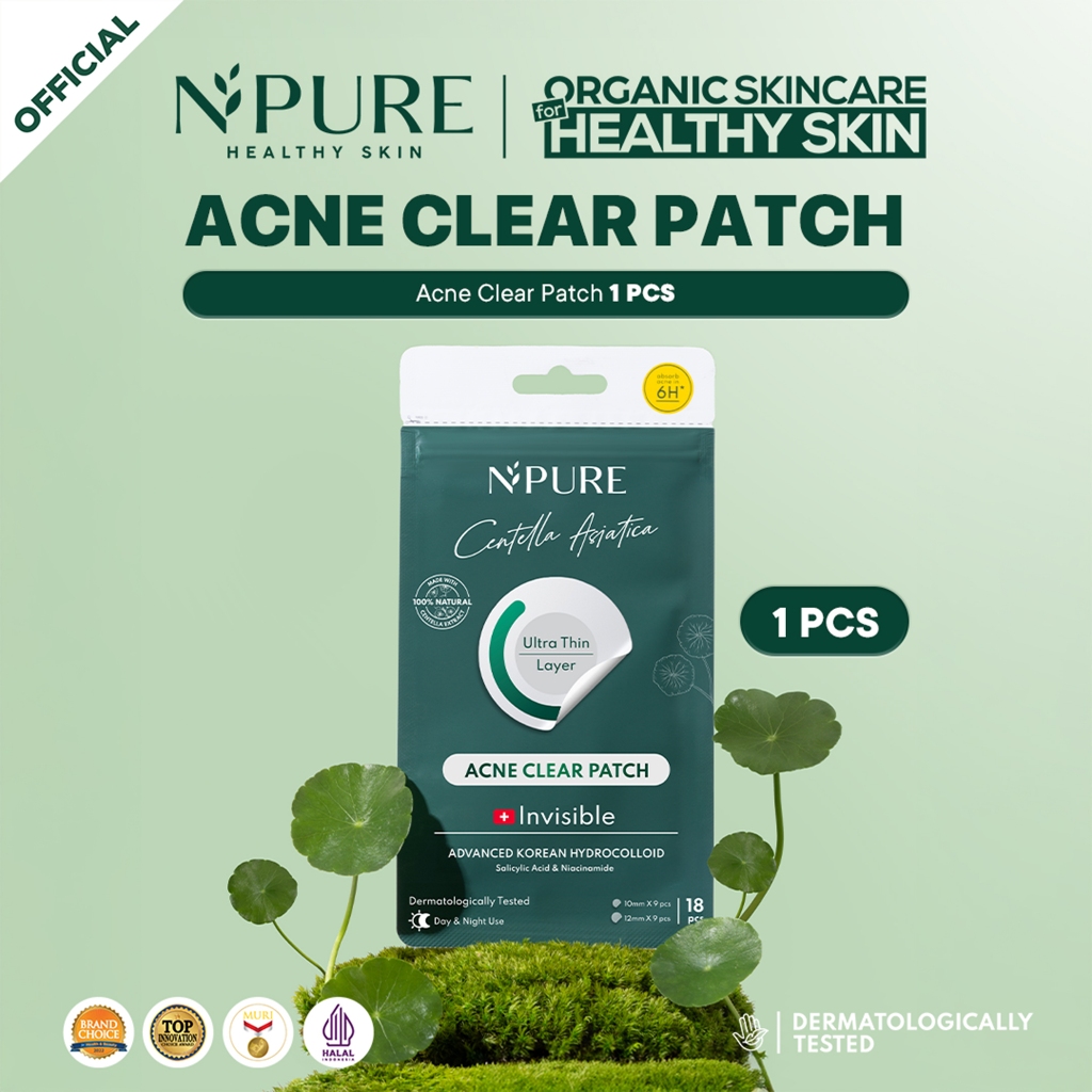 Jual NPURE Acne Clear Patch isi 18Pcs / Ultra thin layer / Patch ...
