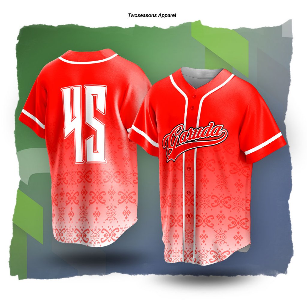 Jual TWO SEASONS Kaos Baju Jersey Garuda Baseball Indonesia ART 10 ...