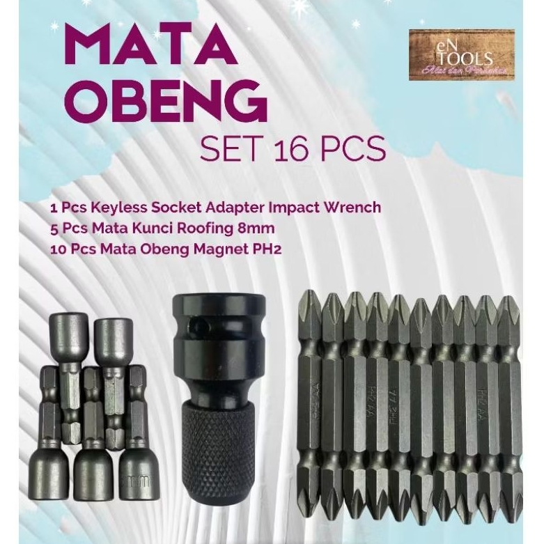 Jual Mata Obeng - Impact Wrench Keyless Socket Adapter - Soket Kunci ...