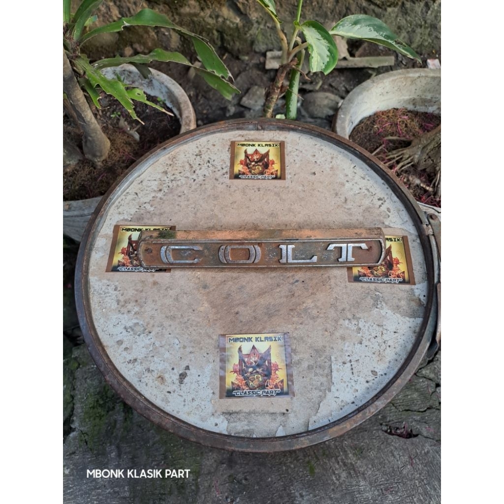 Jual logo emblem colt t120 bagong ORIGINAL logo emblem mitsubishi colt ...