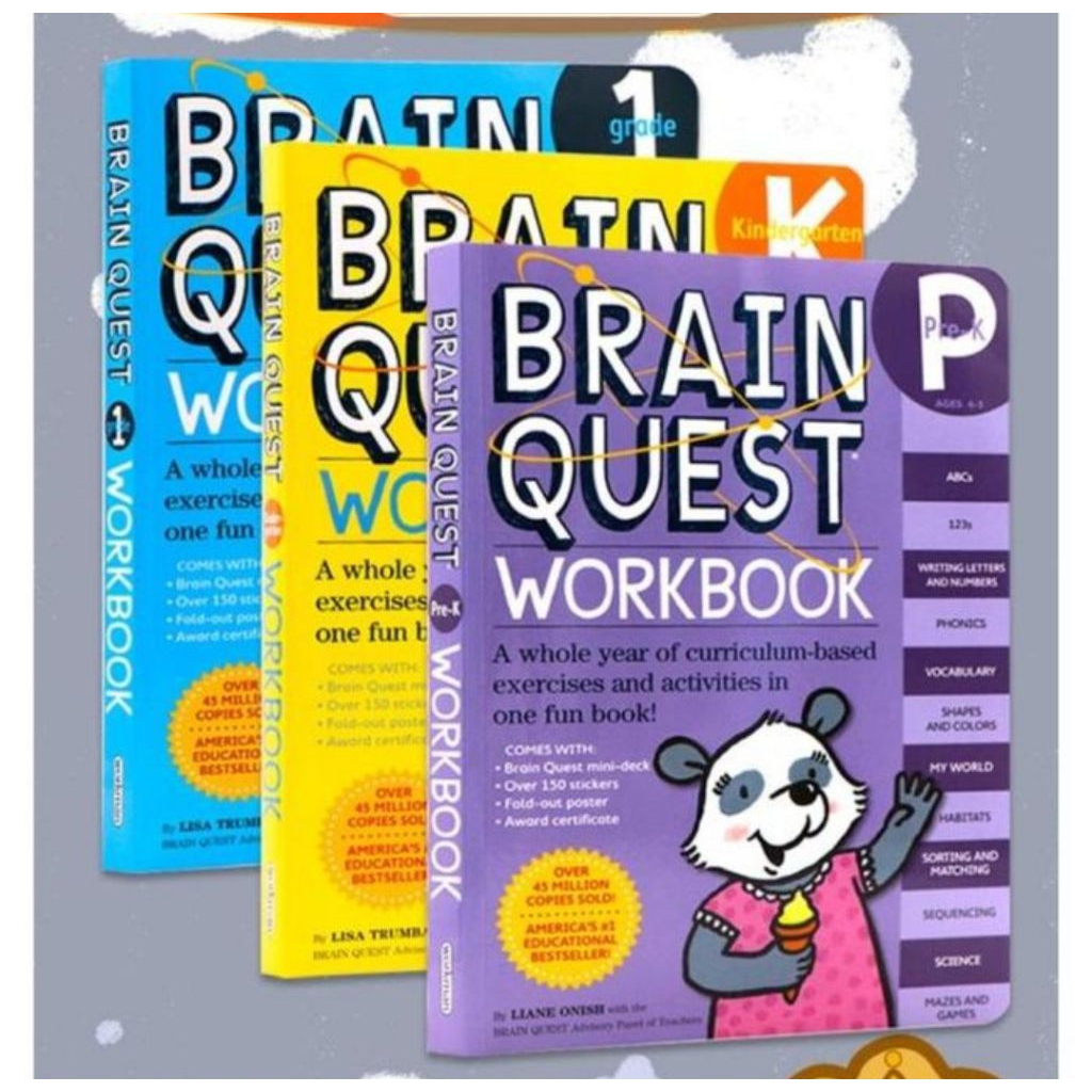 Jual Buku Brain Quest workbook, Workbook Brain Quest | Shopee Indonesia
