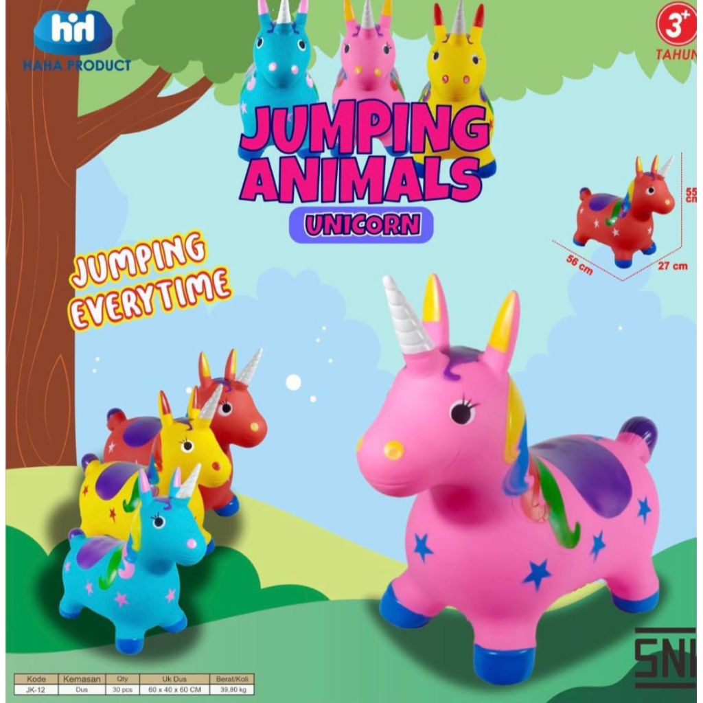 Jual Jumping Animal Music Mainan Anak Karet Hewan Tunggangi Kuda Kudaan ...