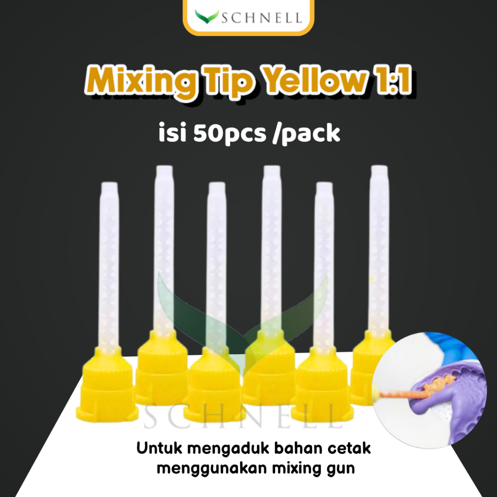 Jual Mixing Tips 1:1 / Intra Oral Intraoral Tip Pengaduk Dipensing Gun ...