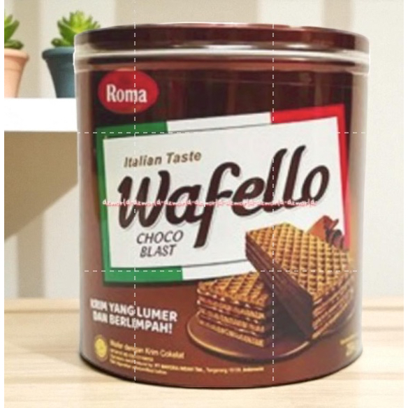 Jual Roma Wafello Choco Blast 234gr Italian Taste Wafer Coklat Kaleng ...