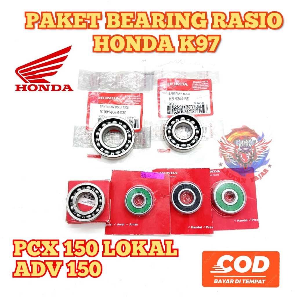 Jual Bearing rasio set K97 untuk motor PCX 150, ADV 150. AHM kualitas ...