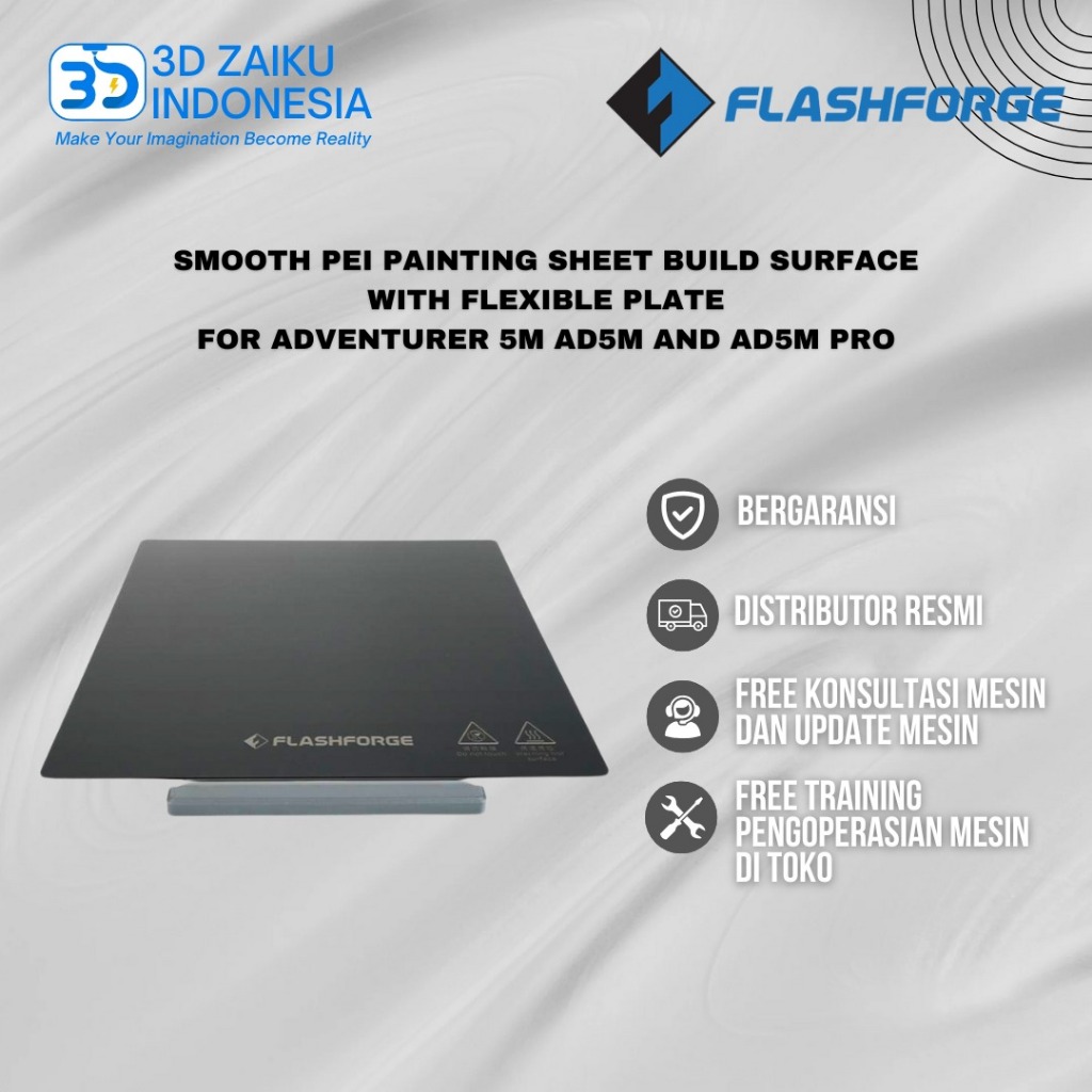 Jual Original Flashforge Adventurer 5M AD5M and AD5M Pro Smooth PEI ...