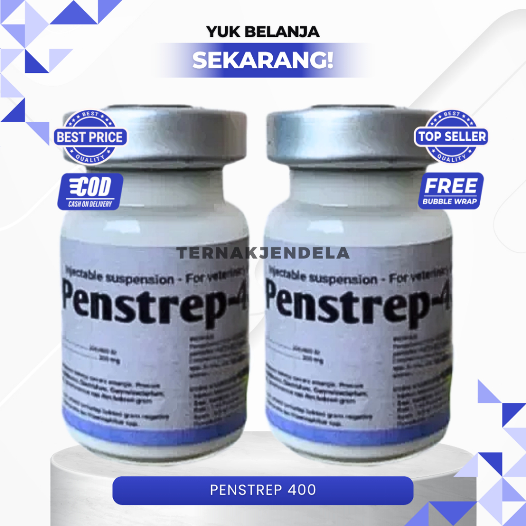 Jual Penstrep 400 5 ml dan Penstrep 400 10 ml - Kemasan Repack Untuk Ternak Ayam Jago, Kelinci ...