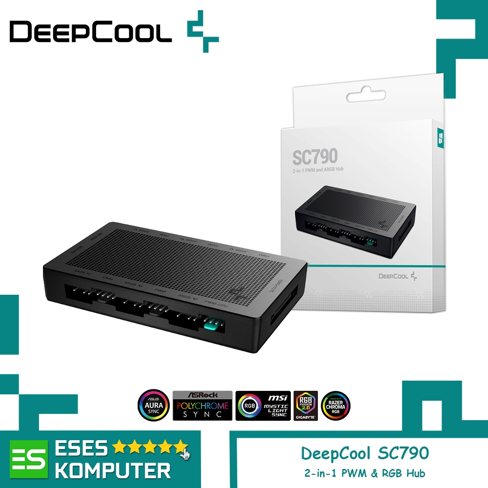 Jual Fan Hub DeepCool SC790 2-in-1 PWM & ARGB 12-Port Hub | Shopee ...