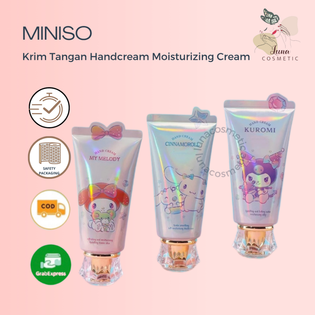 Jual MINISO X SANRIO Krim Tangan Handcream Moisturizing Cream | Shopee ...