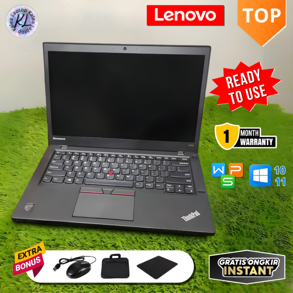 Jual Laptop Lenovo ThinkPad T440/T440s CORE I5 RAM 8 SSD 256 SUPER ...