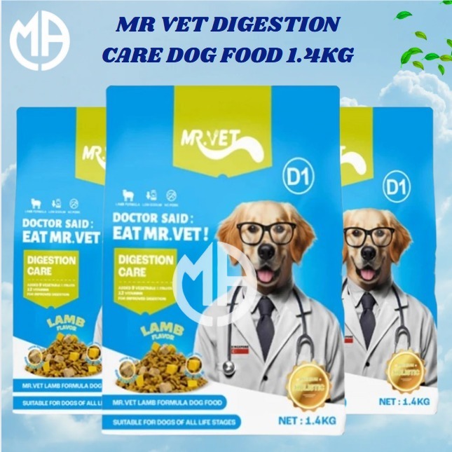 Jual MR VET D1 DRY DOG FOOD DIGESTION CARE 1,4KG - Makanan Anjing Untuk ...