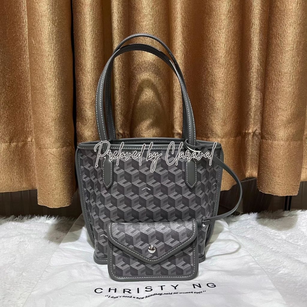 Jual [SOLD] Tas Christy Ng Russo Mini Ash Grey Preloved / Christy Ng PL ...