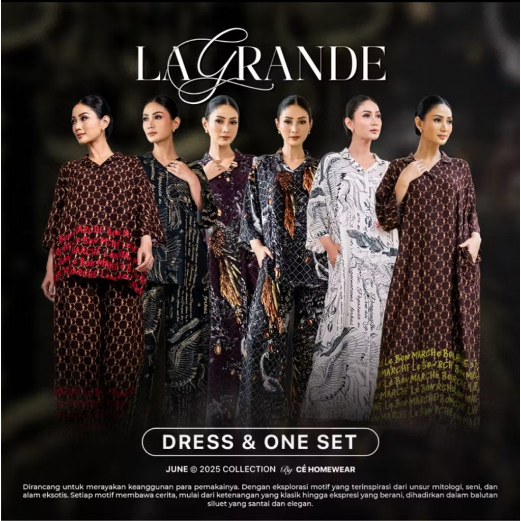 Jual sf.fashion11-Daster Viral Cehomewear La Grande Rayon Jumbo Daster ...