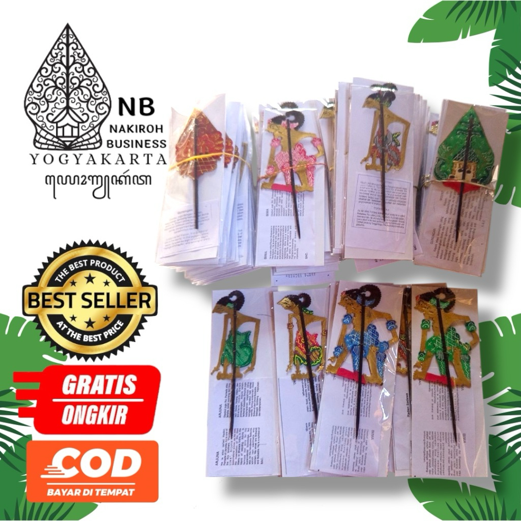 Jual NAKIROHBUSINESS Souvenir Wayang Mini 10cm Motif Batik / Wayang ...