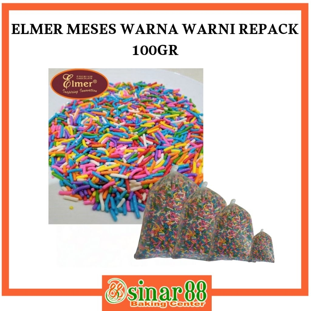 Jual Elmer Meses Sprinkle Warna/i 100gr | Shopee Indonesia