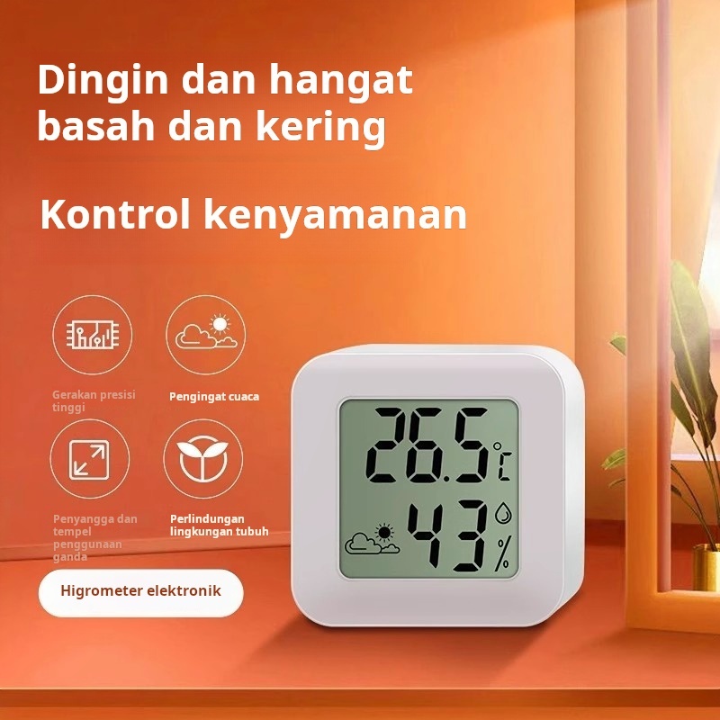 Jual Termometer dan Higrometer Elektronik Presisi Tinggi Mantap untuk ...