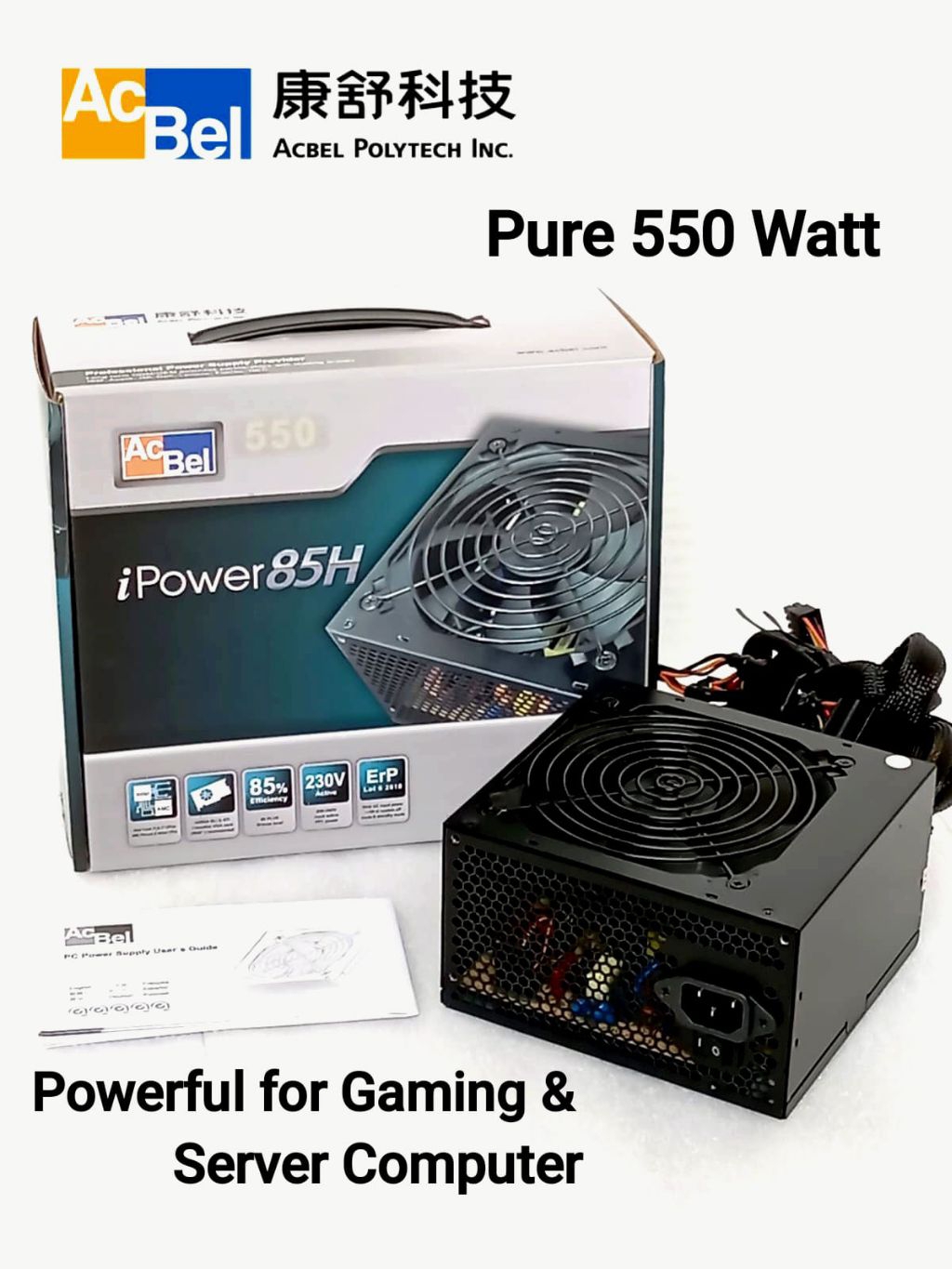 Jual Acbel iPower85H 550W Bronze PSU - Power Supply Efisien & Stabil ...