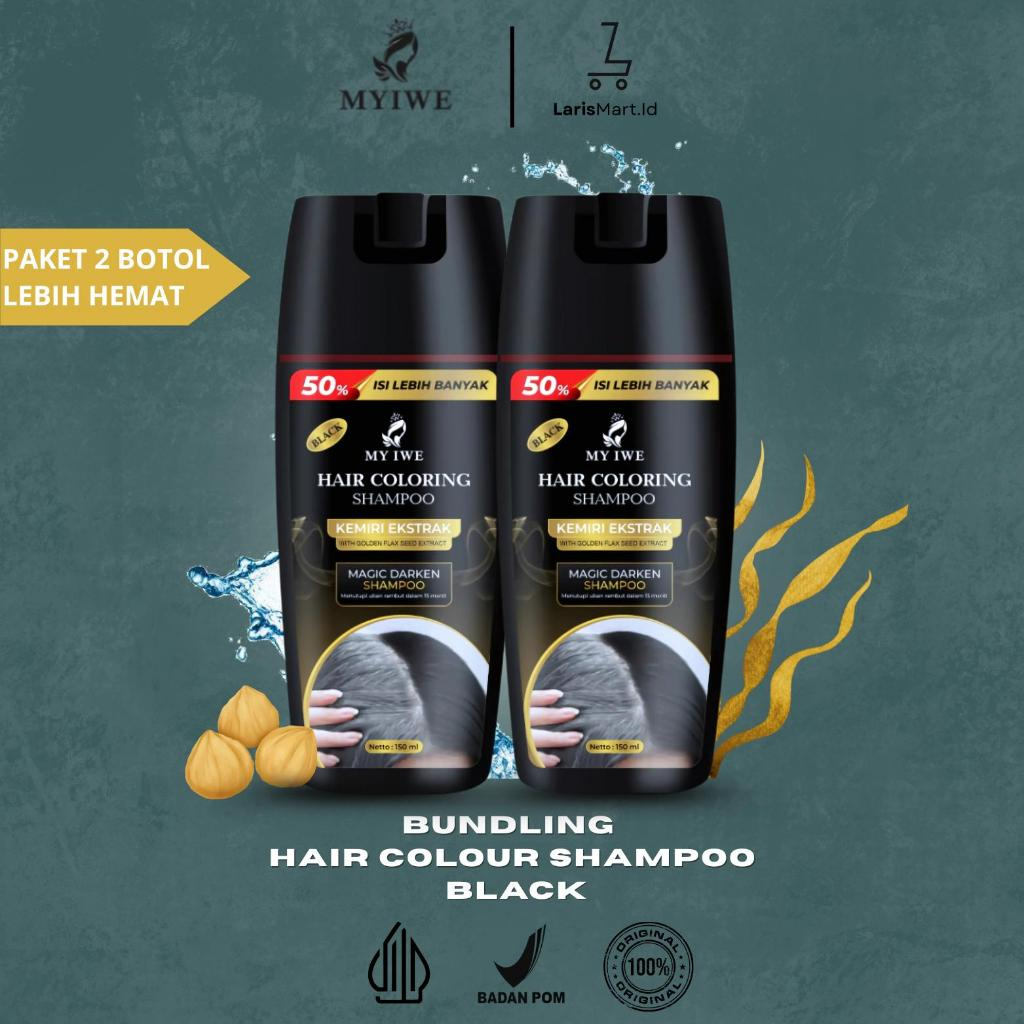 Jual Myiwe Shampoo - Blackening Penghitam Rambut Uban - Shampoo ...