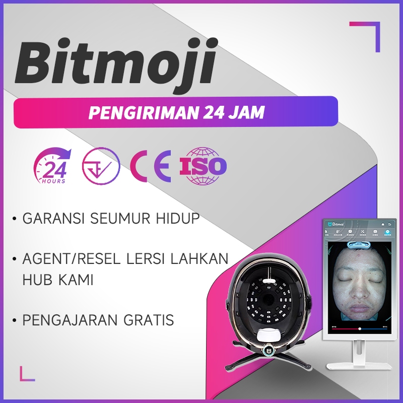 Jual [⭐-50%⭐] Skin Analyzer Smartskin Bitmoji New Profesional Digital ...