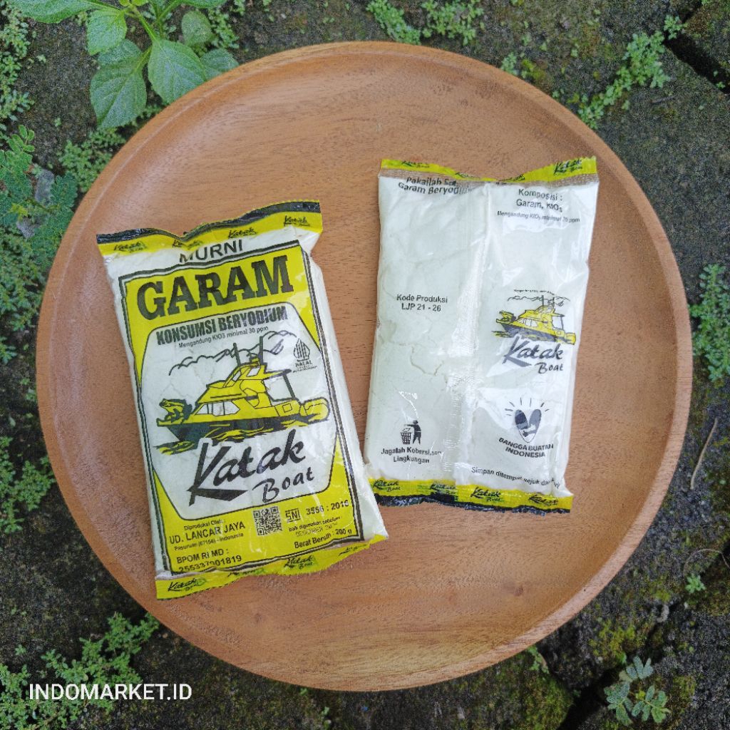 Jual Garam cap katak 200g / Garam 200g / Garam beryodium / Garam cap ...