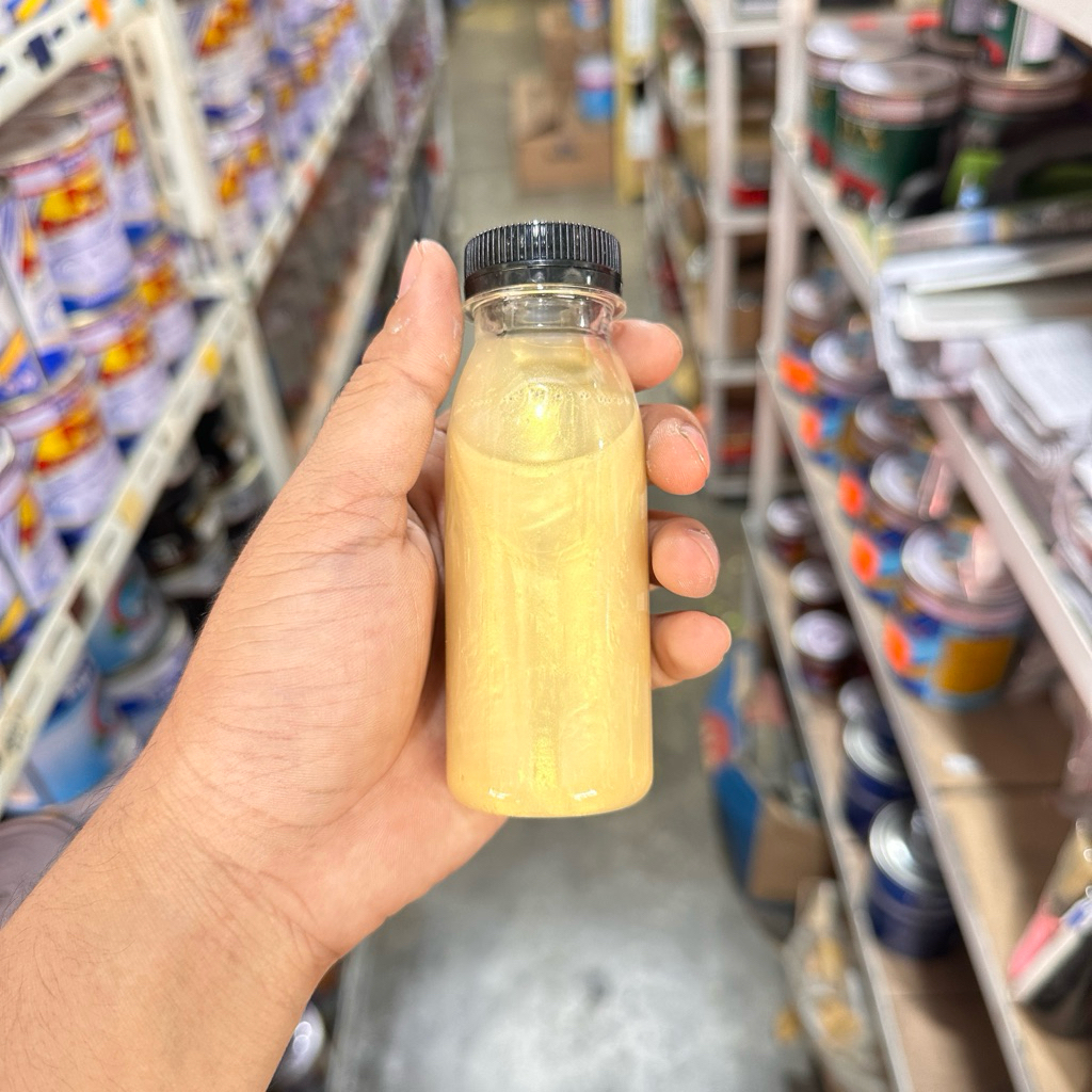 Jual Cat lembayung KUNING lembayung GOLD repack | Shopee Indonesia