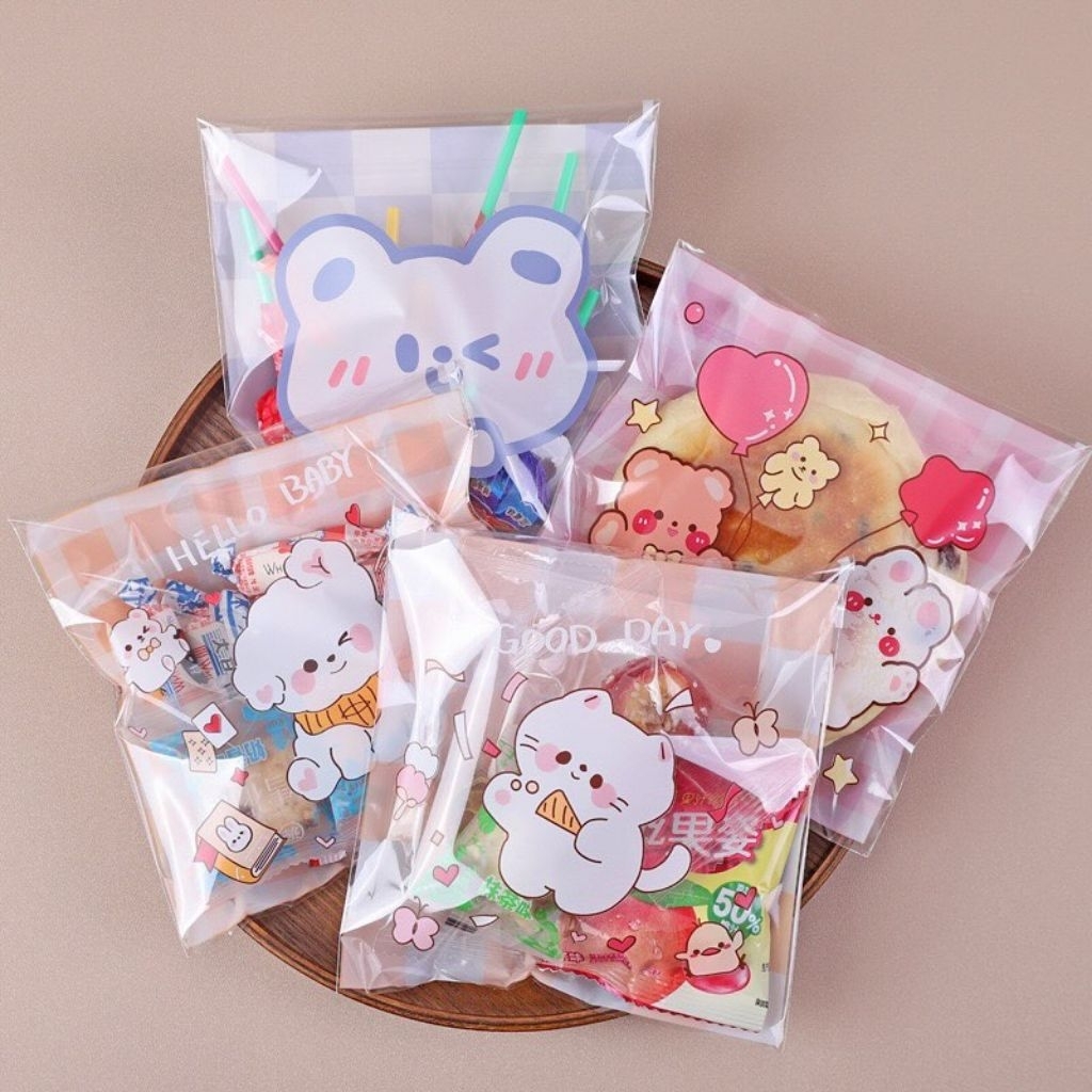 Jual Plastik cookies 10x10 cm | Plastik permen | Plastik souvenir ...