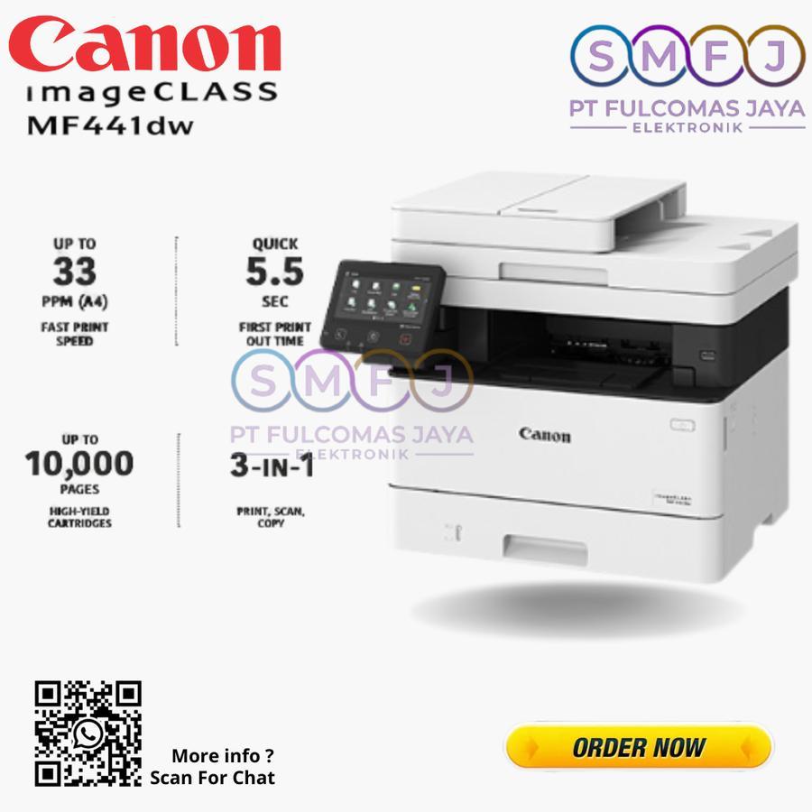 Jual Printer Canon MF 441 dw MF441 dw A4 Laser Monokrom A4 F4 Letter ...