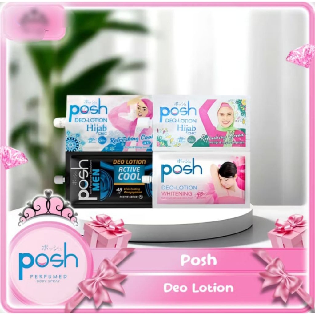 Jual Posh Deo Lotion Deodorant Sachet 11gr | Shopee Indonesia