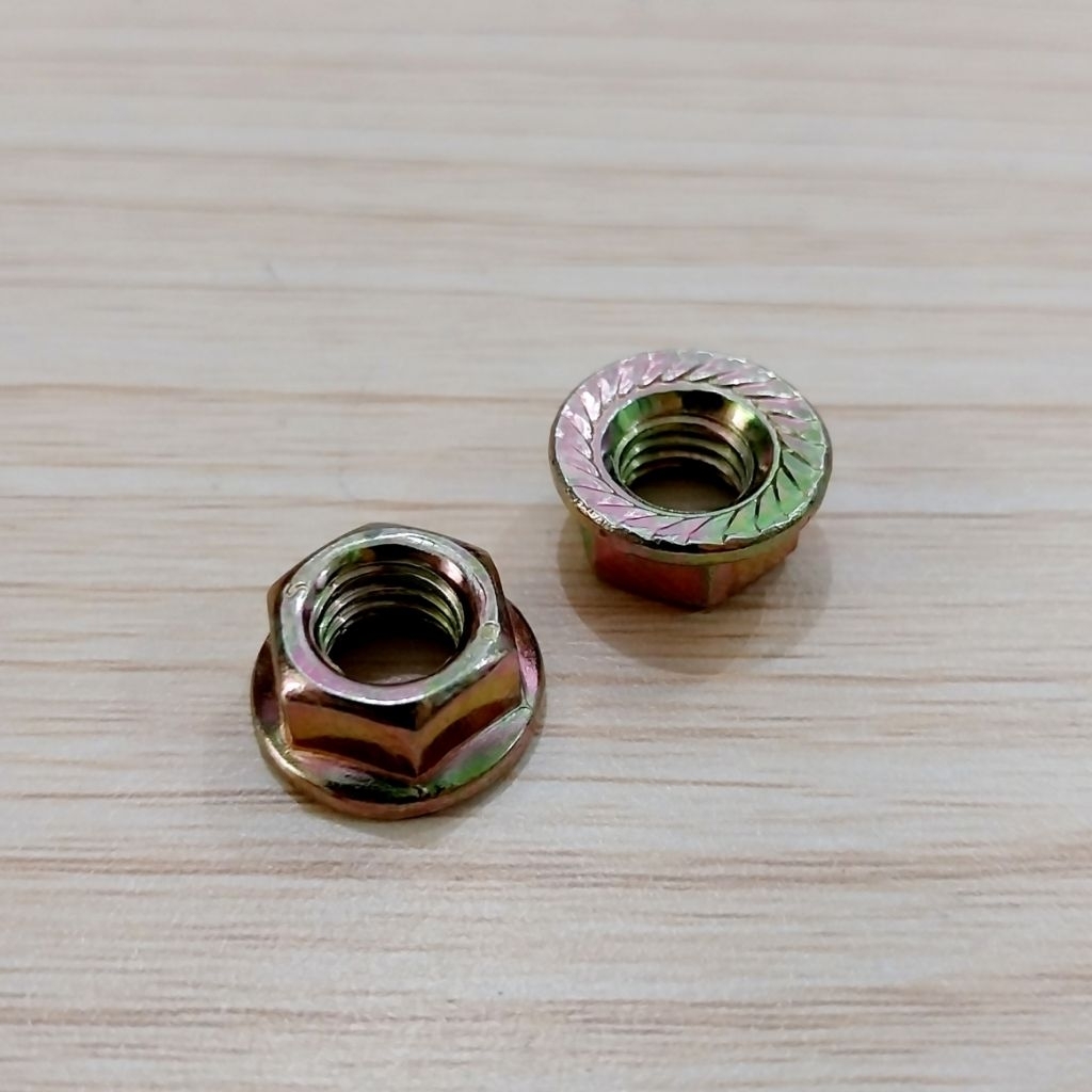 Jual MUR FLANGE NUT M10 M12 M14 MUR SAYAP DRAT HALUS DRAT KASAR DRAT ...