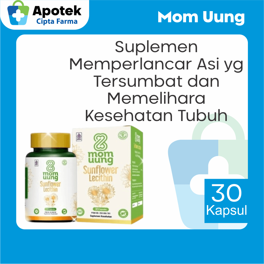 Jual Mom Uung Momuung Sunflower Lecithin Bunga Matahari Gelatine Asi ...